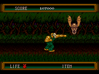 Splatterhouse 2 - You know you have to go, to save Jennifer. Or so you say.