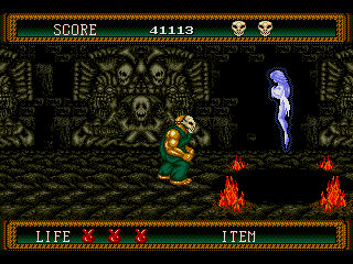 Splatterhouse 2 - You know you have to go, to save Jennifer. Or so you say.