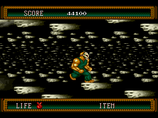 Splatterhouse 2 - You know you have to go, to save Jennifer. Or so you say.